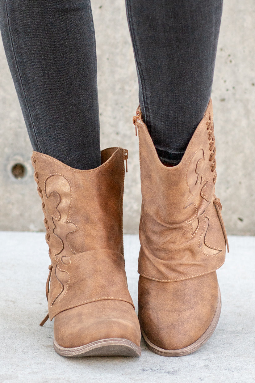 Very G Shoes | Brillo Side Seam Boots - VGLB0386-Tan – American Blues