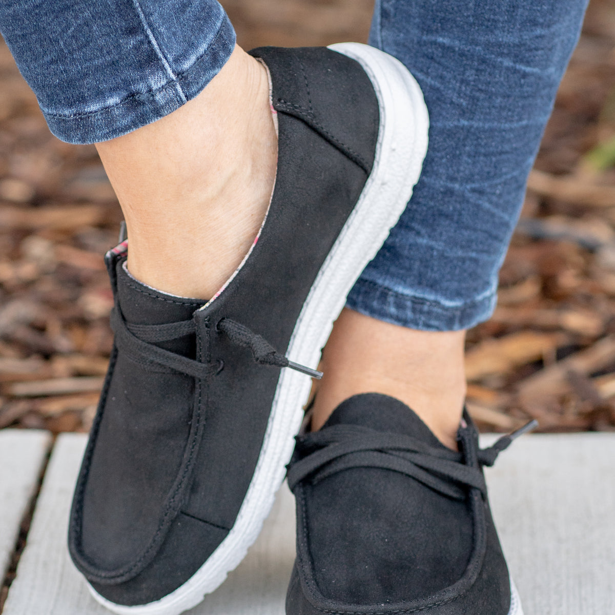 Gypsy Jazz Shoes | Candice Boat Shoes - GJSP0333-Black – American Blues