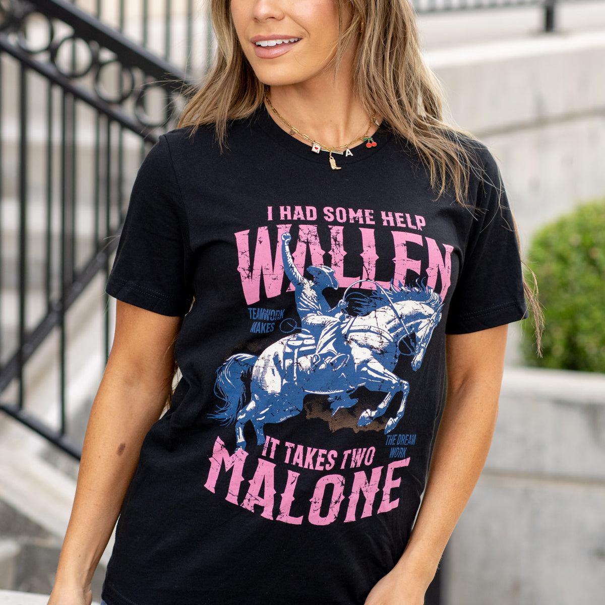 Wallen Graphic Tee MSW-448-A8 – American Blues