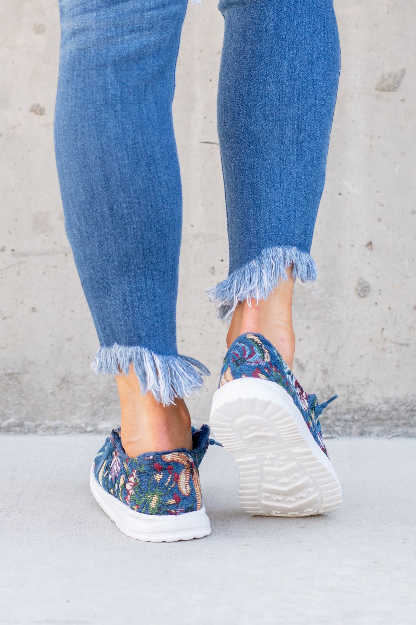 Gypsy Jazz Shoes | Macy Floral Embossed Boat Shoe Sneakers - GJSP0266 ...