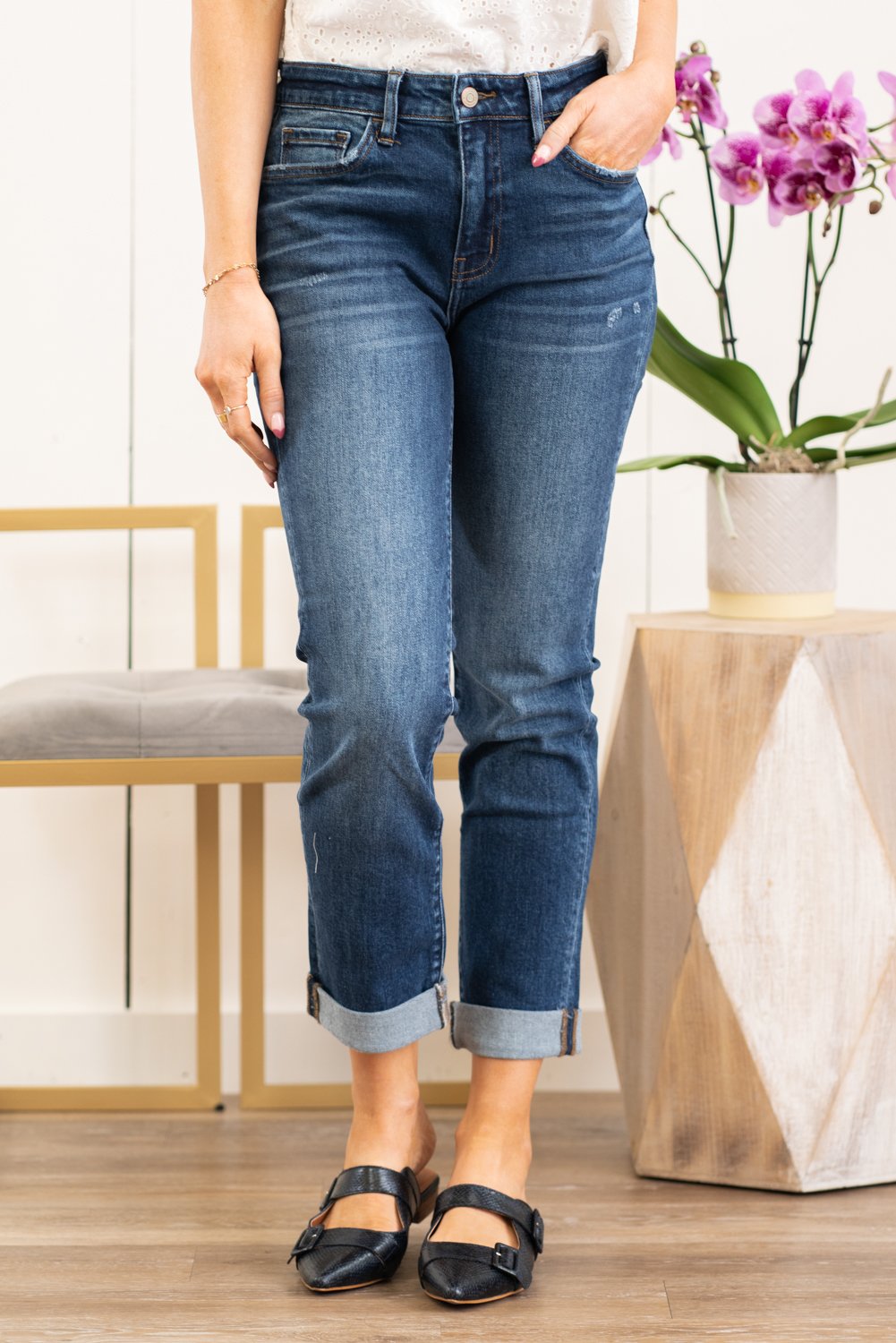 Flying Monkey | Poison High Rise Stretchy Boyfriend Jeans Y3975 ...
